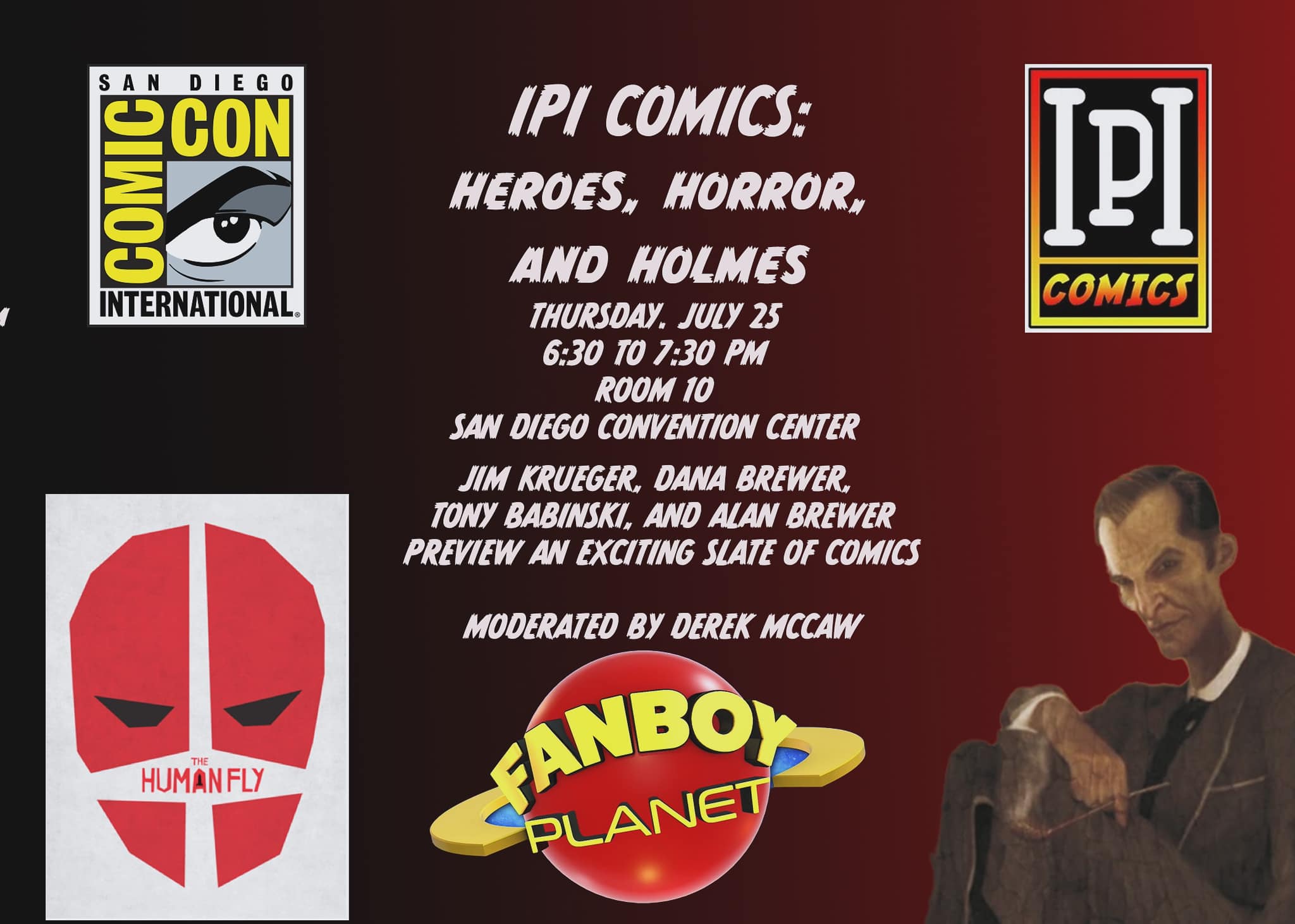 The Human Fly (and IPI Comics) hits San Diego Comic-Con! – IPI Comics